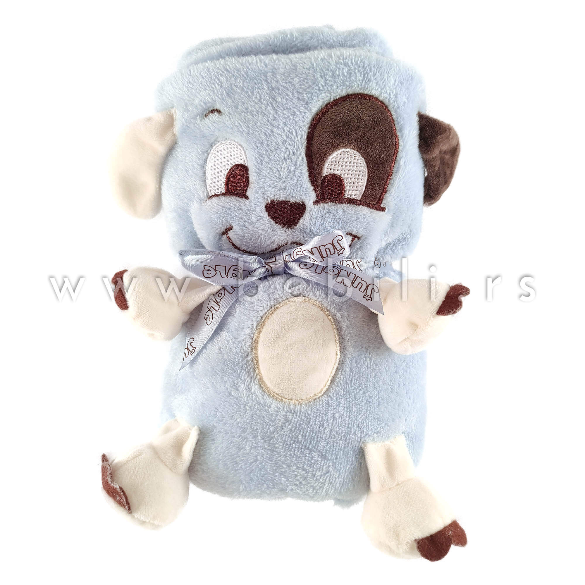 Jungle 3D Ćebence za bebe 100x75cm Plavo - Bebili