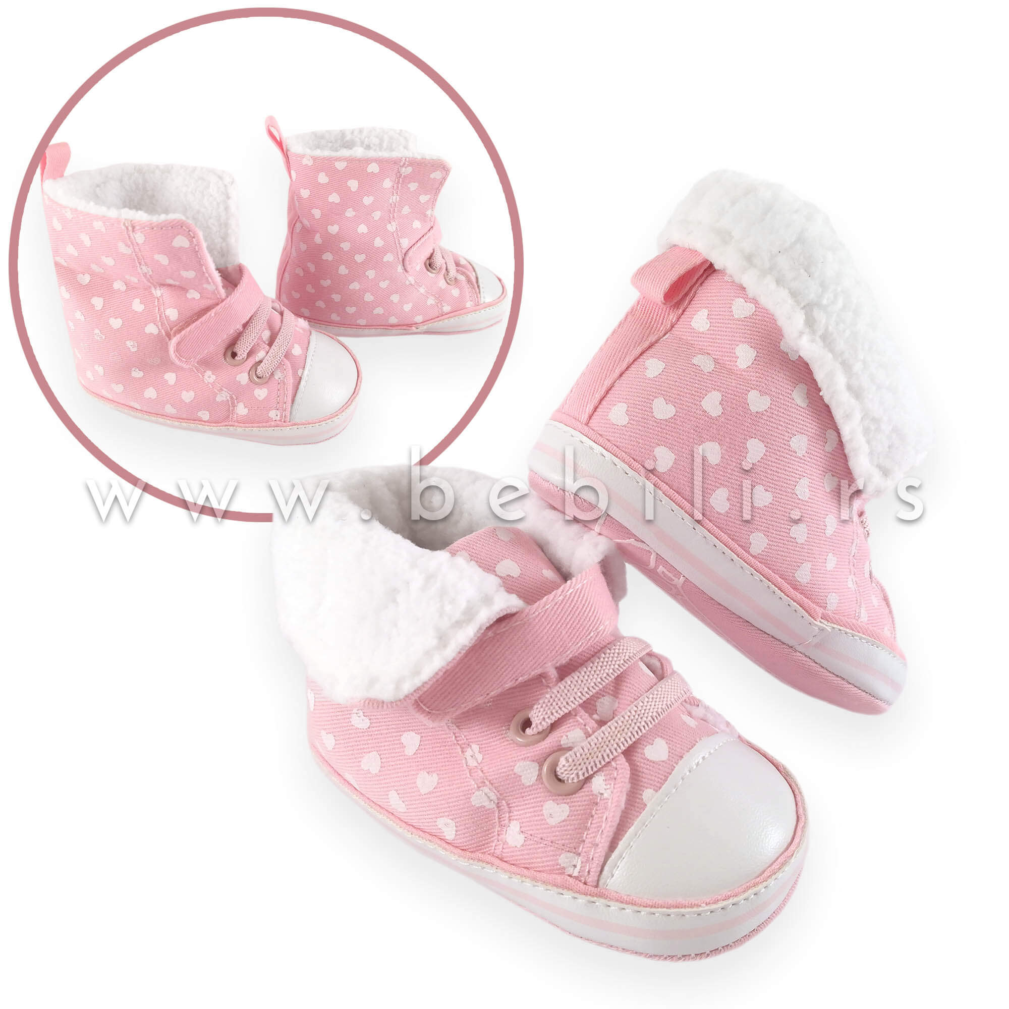 Jungle Nehodajuće Duboke patike za bebe Pink - Bebili