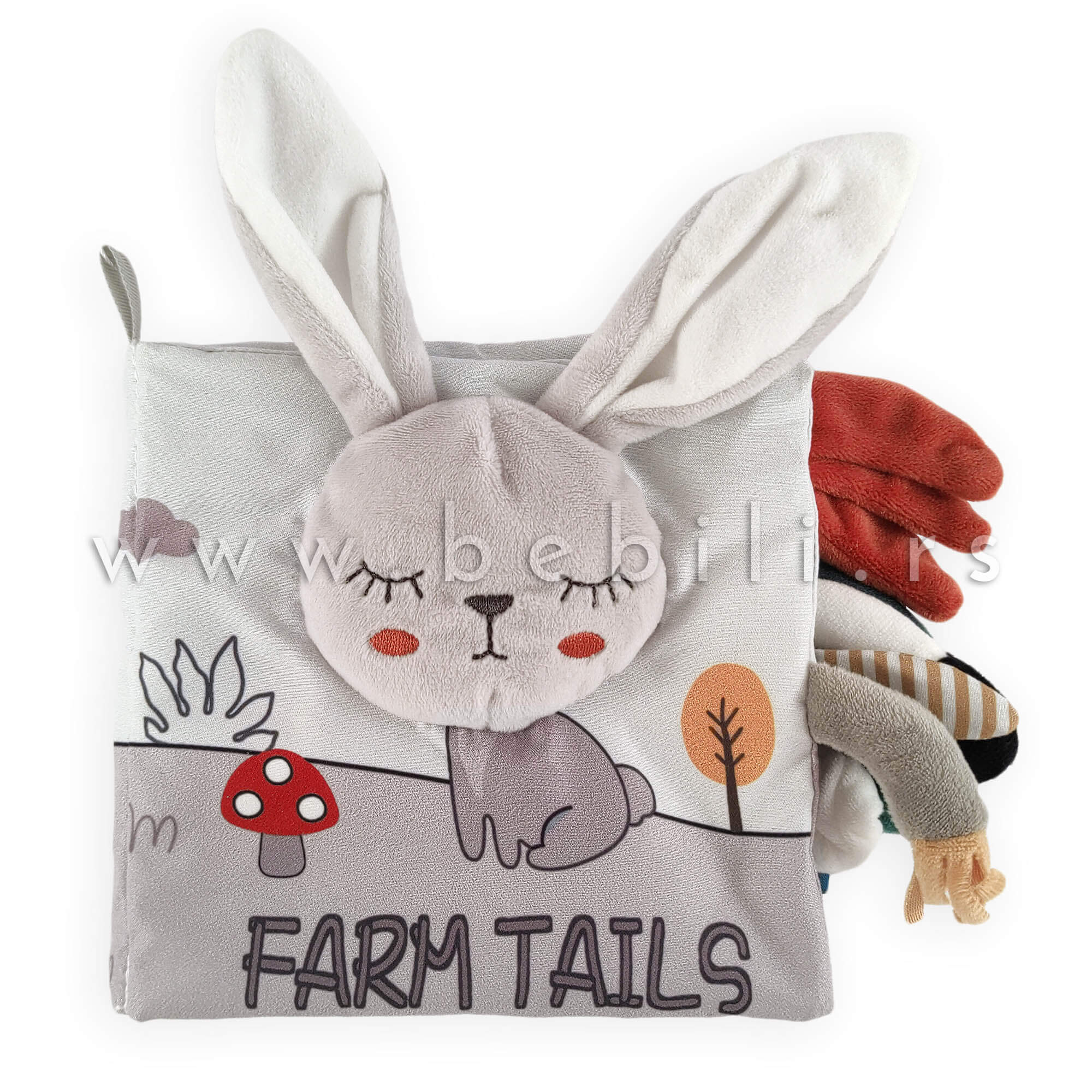 Edukativna šuškava Knjiga za bebe Farma - Bebili