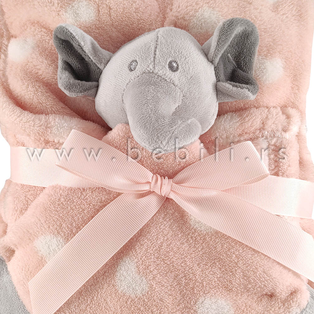 Jungle Ćebe za bebe + ćebence utehe Slonče - Bebili