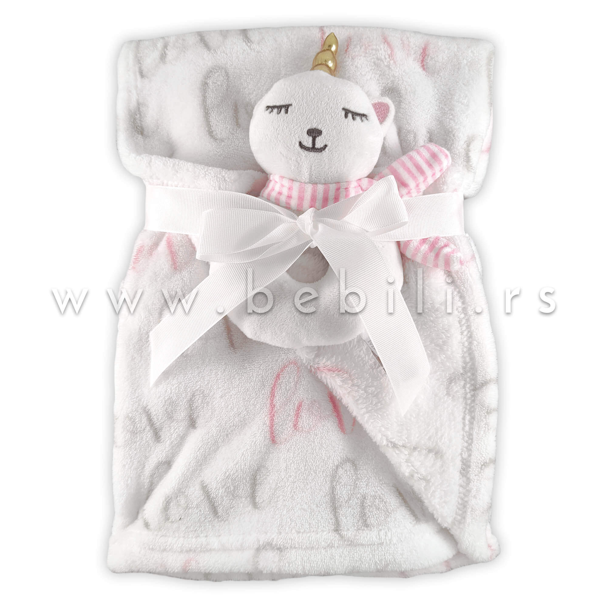 Jungle Ćebe za bebe + zvečka Unicorn - Bebili