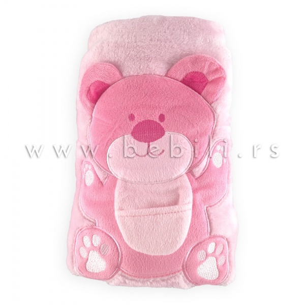 Jungle Ćebence za bebe 100x75cm Pink Meda - Bebili