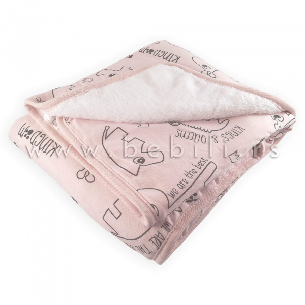 Monteks Ćebe za bebe 100cmx80cm Roze - Bebili